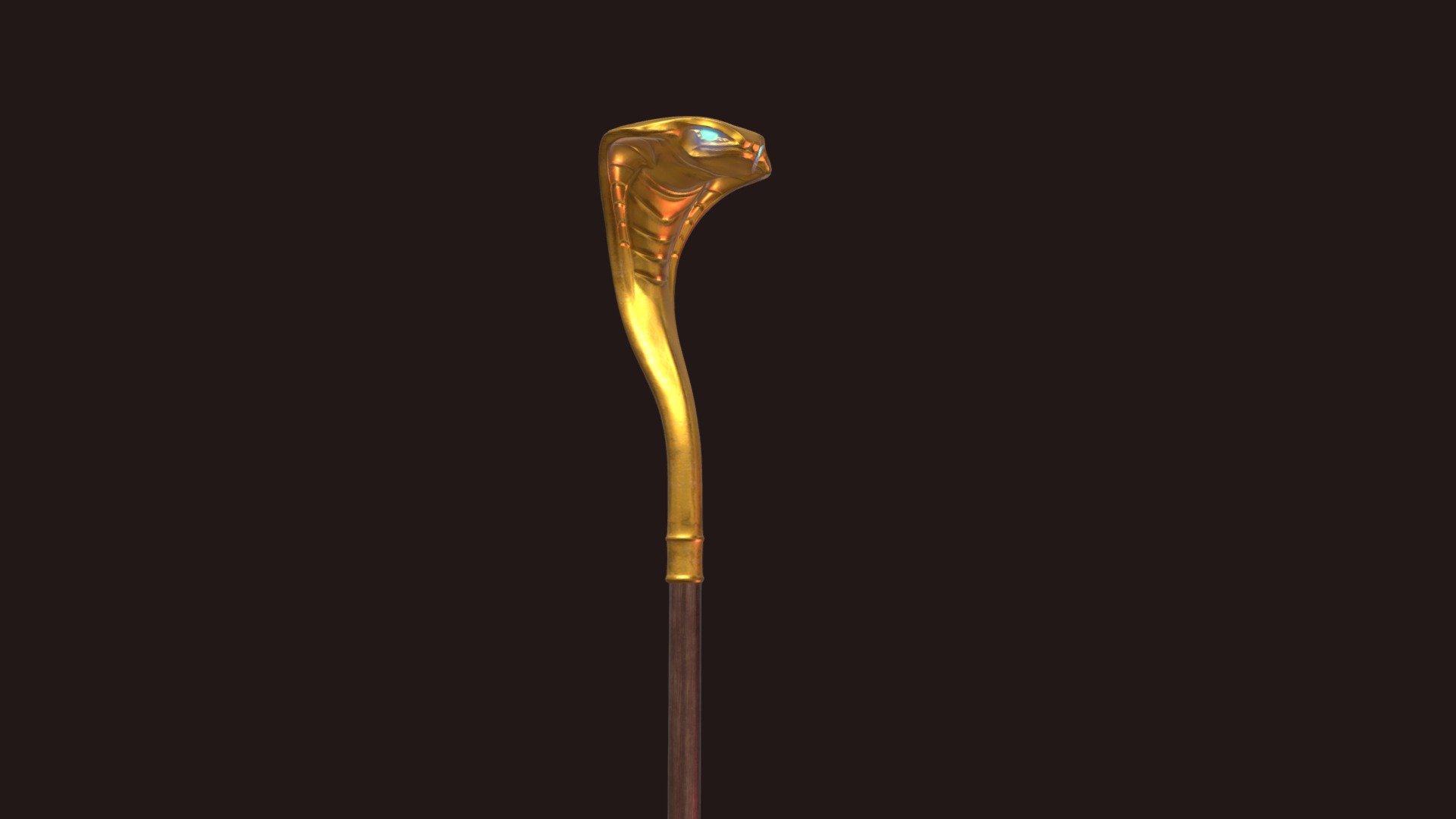 Snake Staff - 2 Hour Prop Design - 3D model by Andrew.Beck [34963b3 ...