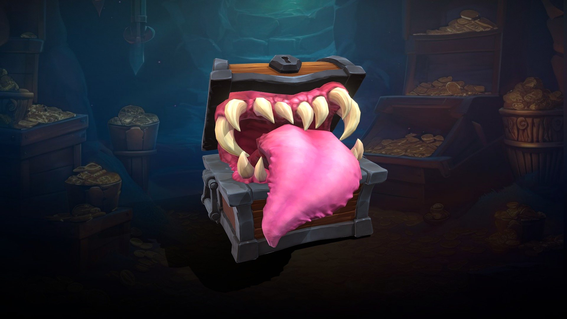 Stylized Fantasy Mimic - 3D model by N-hance Studio (@Malice6731 ...