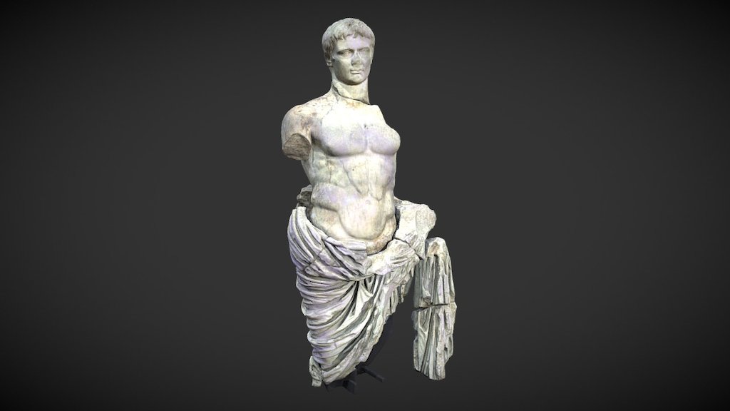 Statue d’Auguste - 3D model by Musée départemental Arles antique ... Statue d’Auguste - 3D model by Musée départemental Arles antique ...