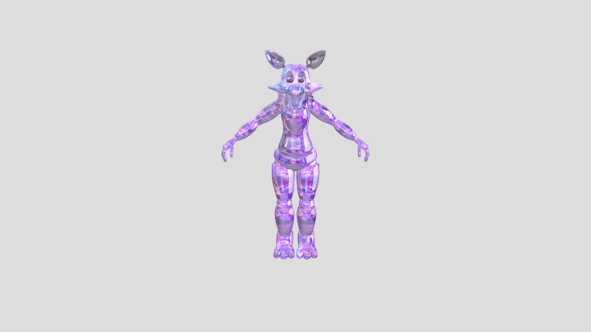 Shiny Purple Aesthetic Mangle - 3D model by Mangle1232 [349cf06 ...