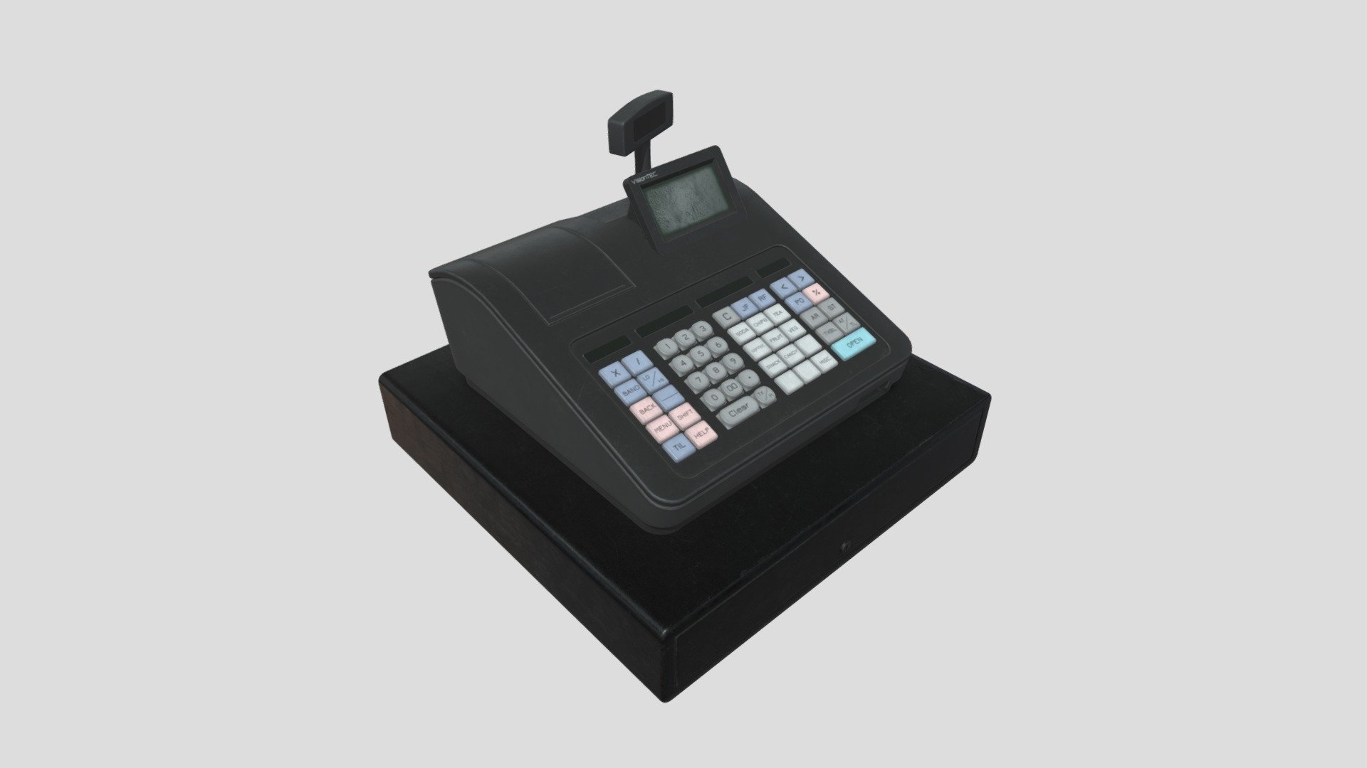 Cash Register 4K and 2K Textures - Buy Royalty Free 3D model by ...