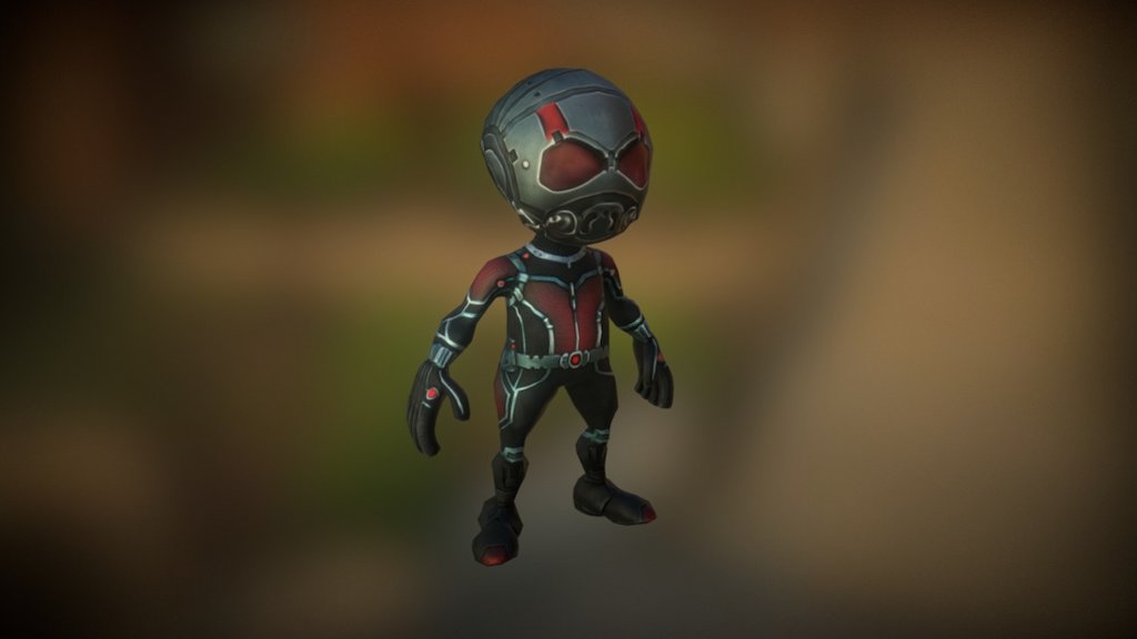 Chibi Ant-Man - 3D model by pixeldog4ever [349d583] - Sketchfab