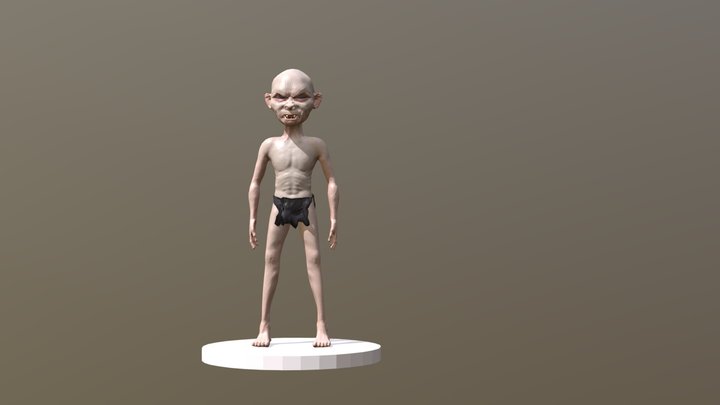 Gollum 3D models - Sketchfab