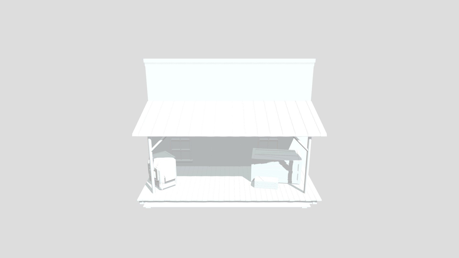 Store Front - 3D model by L0ckEndL0L [34a359b] - Sketchfab