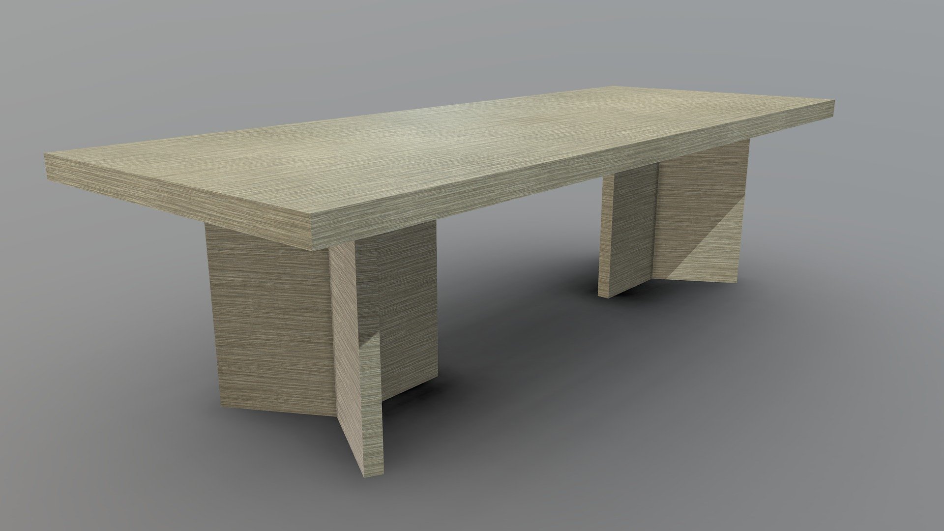 Rectangular dining table - Buy Royalty Free 3D model by 3DTechDesign ...