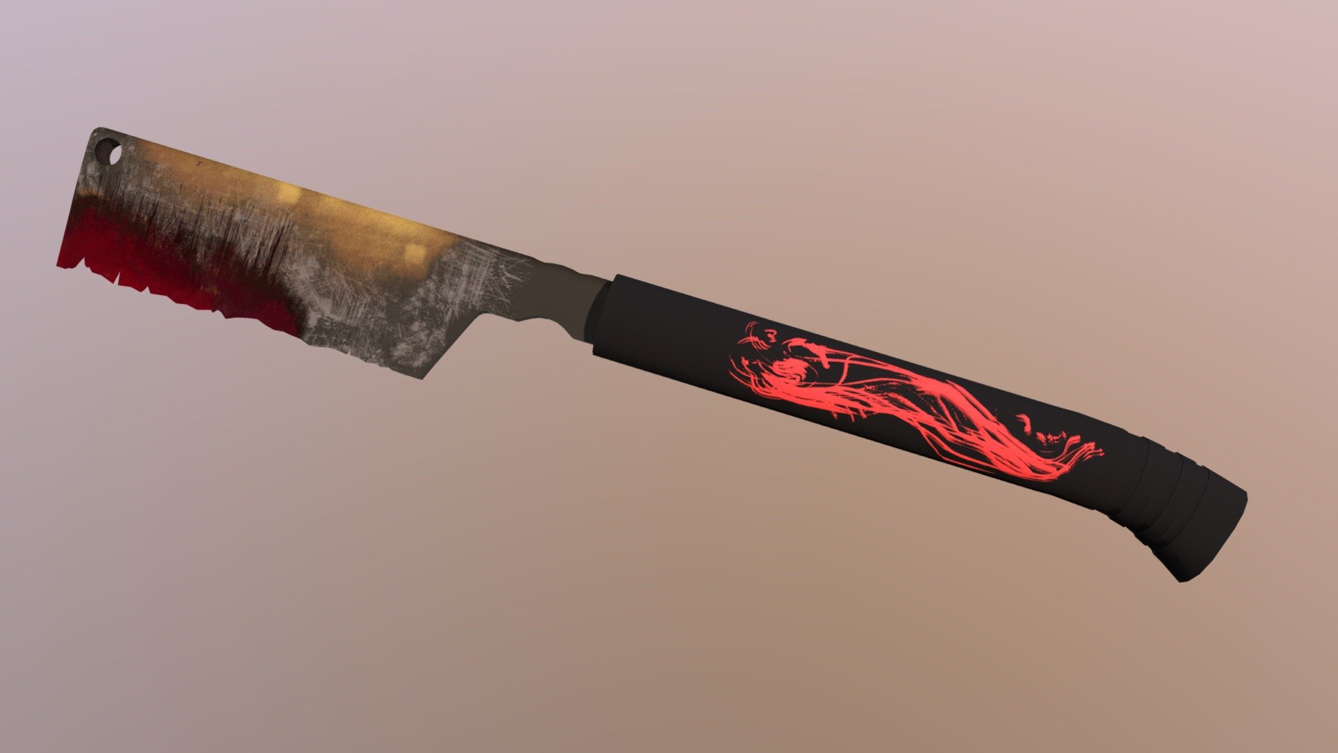 Brutalized Cleaver - 3D model by Alex Parient (@Alexparient) [34a44a1 ...
