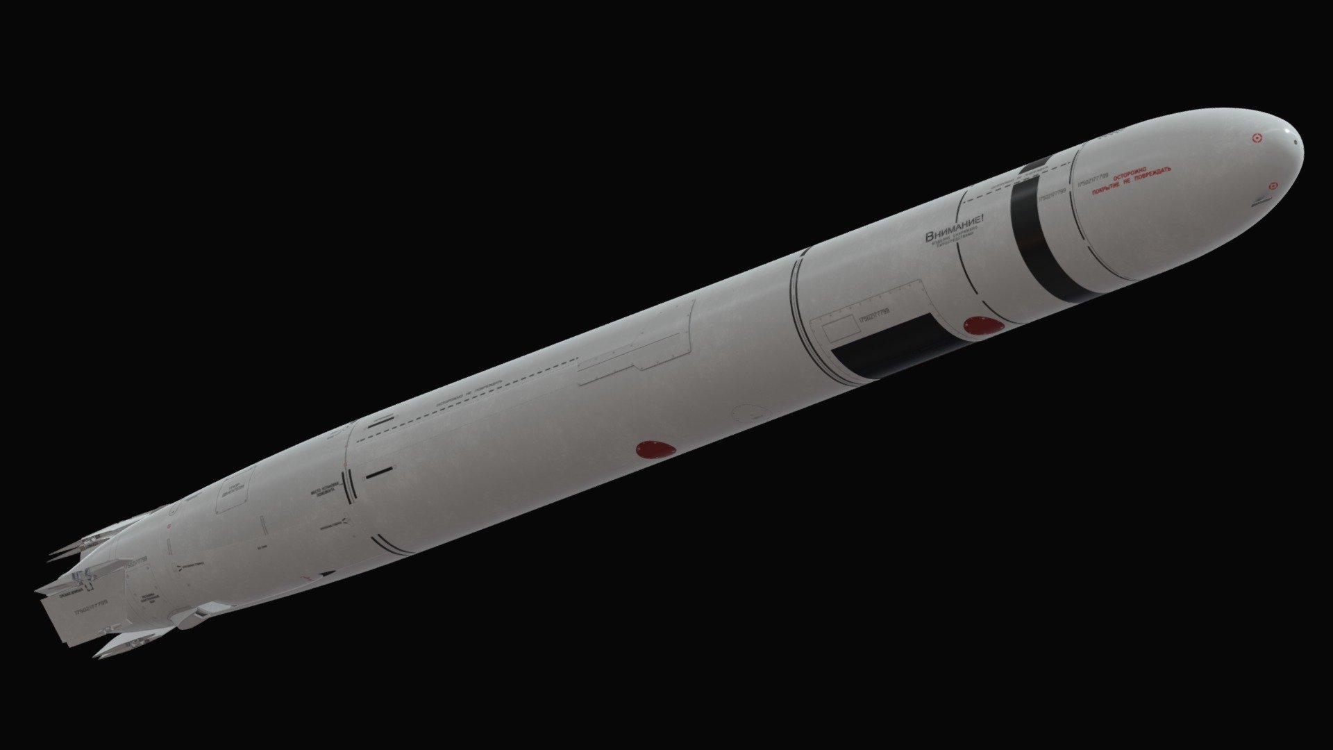 Kh-55 V1 Folded (OBJ Optimal) - 3D model by Jeyhun1985 [34a5c82 ...