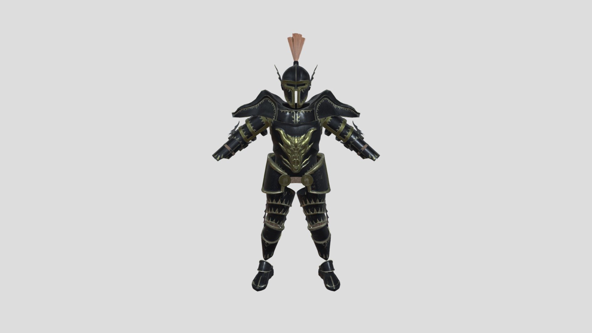 Dragon Slayer Armor Set - 3D model by MichaelMiller08 [34a93d4] - Sketchfab