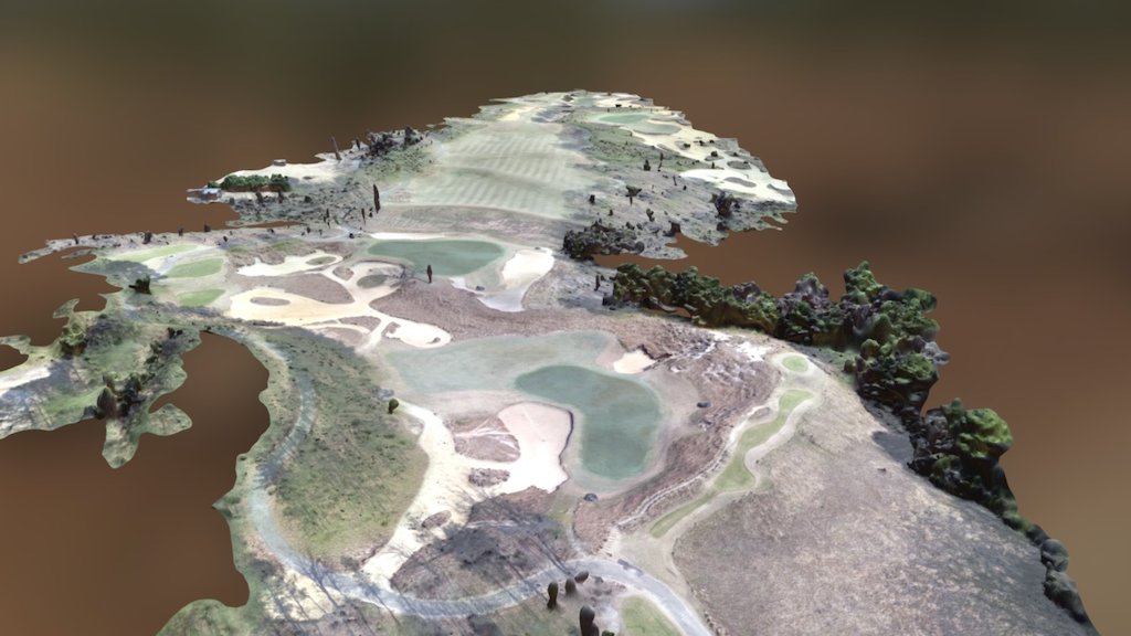 Golf Course Modeling via UAS - 3D model by WithersRavenel [34a9bcd ...