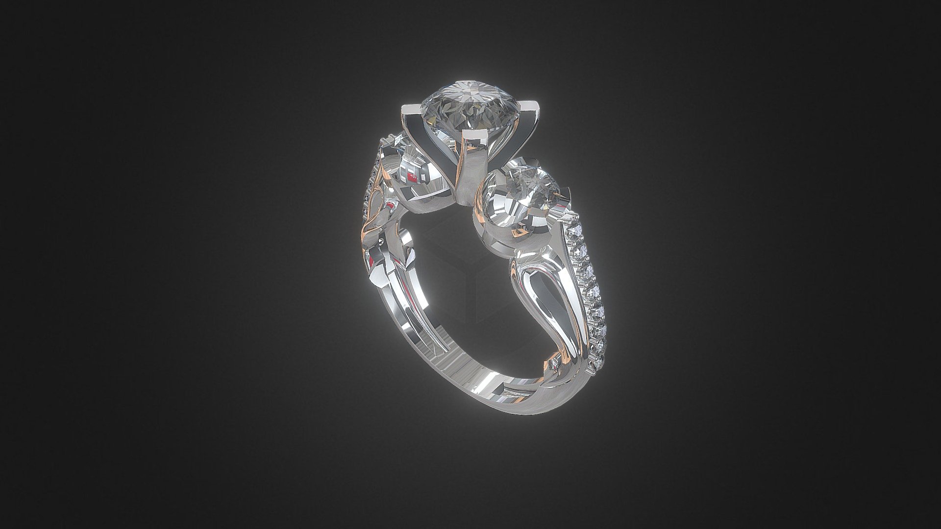 Solitaire New 20 - 3D model by khattab.go [34ab794] - Sketchfab