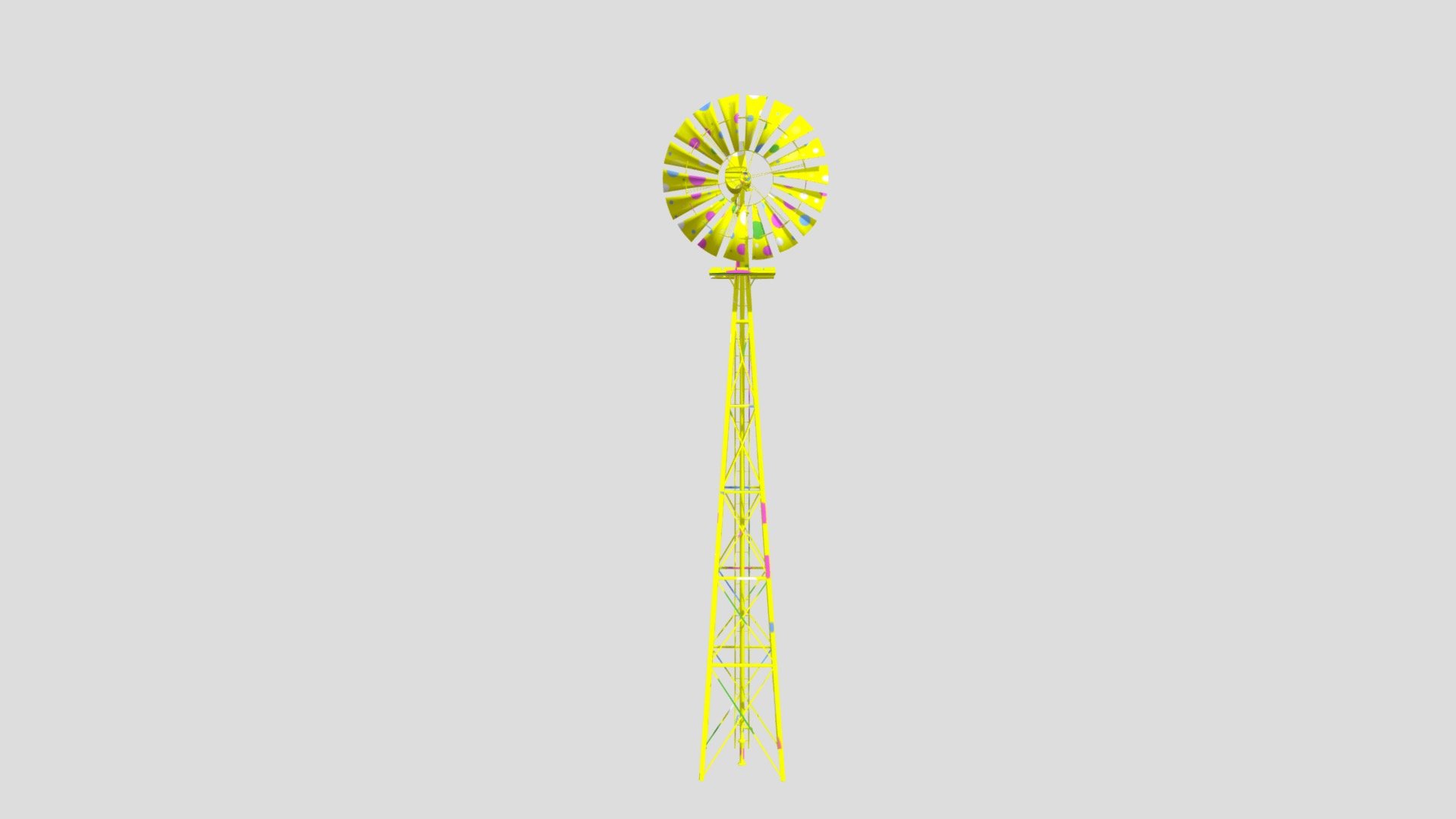 windmill_pump_farm - Download Free 3D model by Mylom [34abe34] - Sketchfab