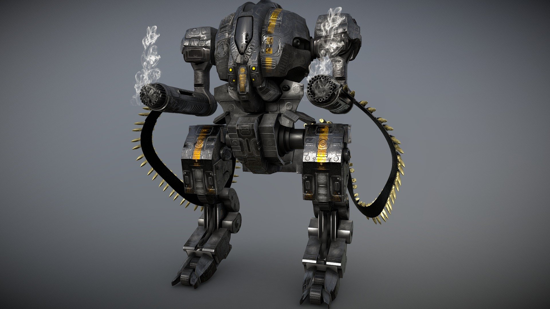 Nova Enforcer - Hard Surface Mech Concept - 3D model by FranchiseDaGr8 ...