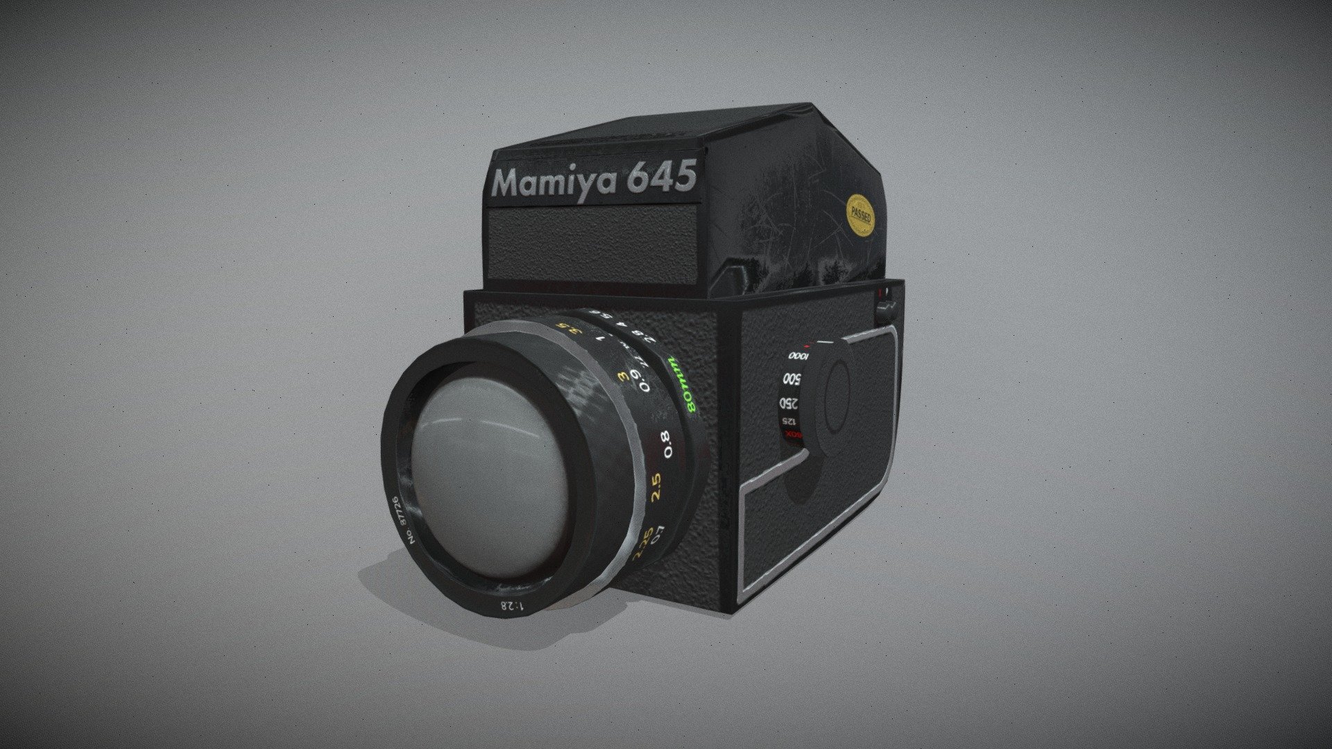 Mamiya 645 - 3D model by Hollie Eva (@hqllie) [34acfed] - Sketchfab