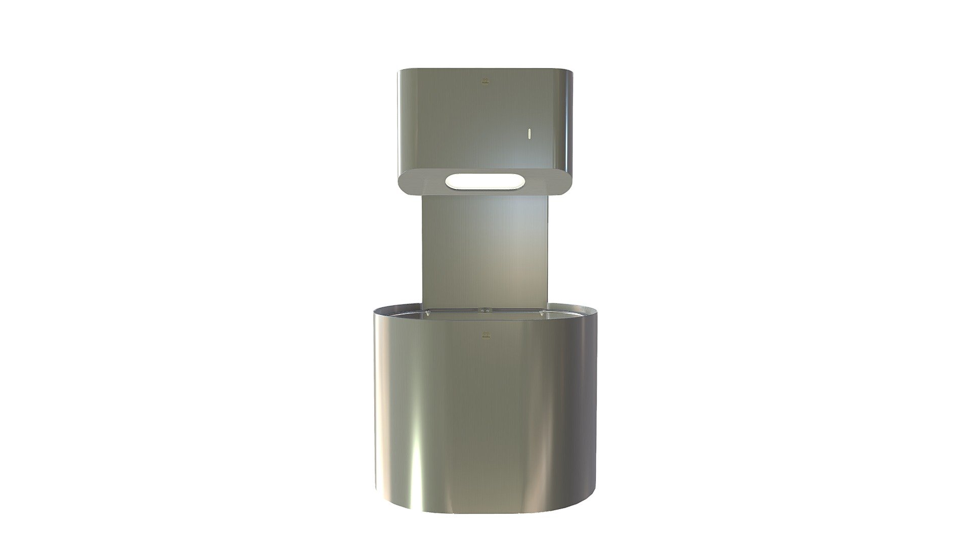Combi Units 2B5-113400c Brushed-Stainless - 3D model by Render3DQuick ...