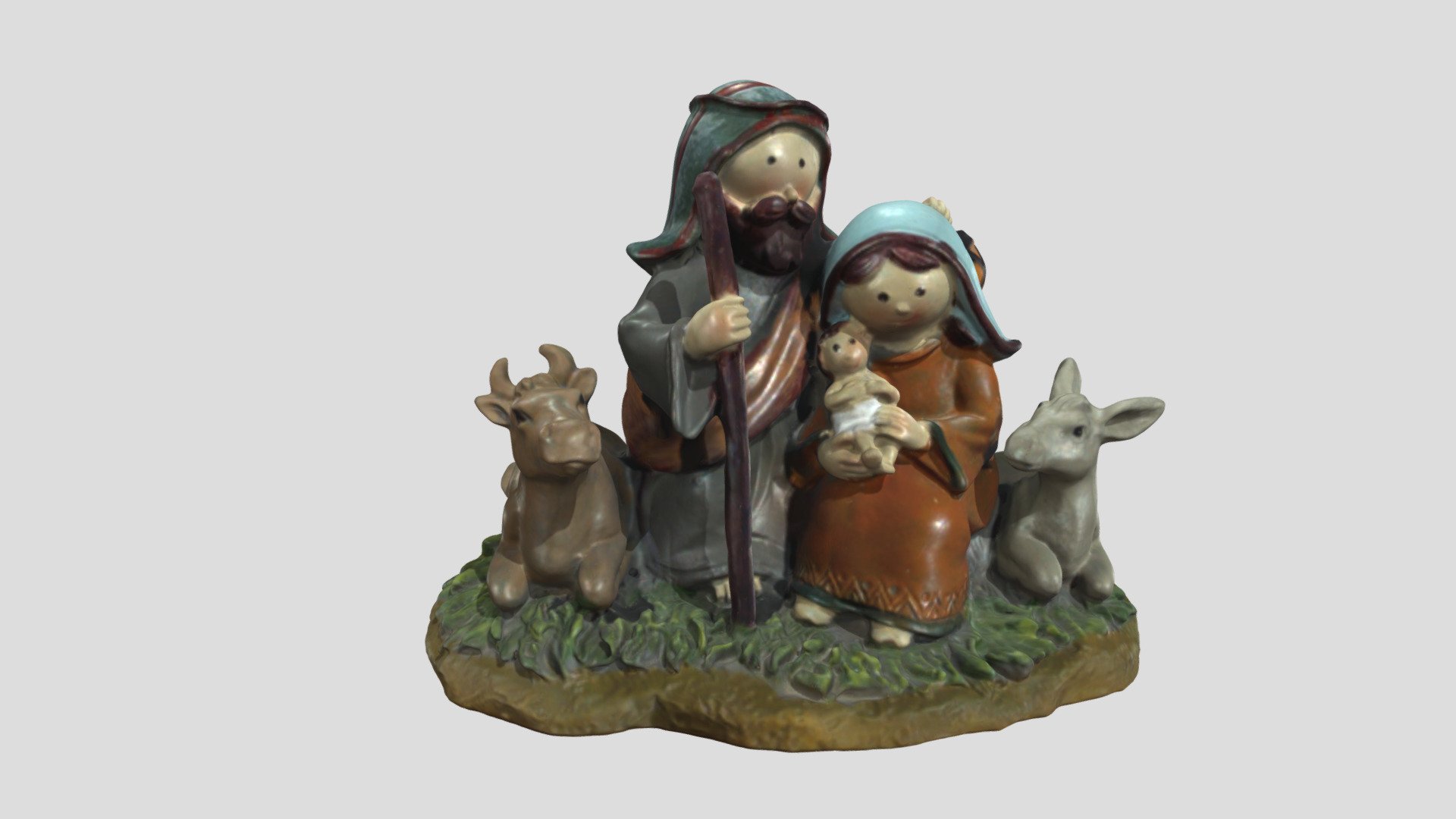Nativity scene - 3D model by Aberdeen City Libraries (@AberdeenCityLibraries) [34af044] - Sketchfab