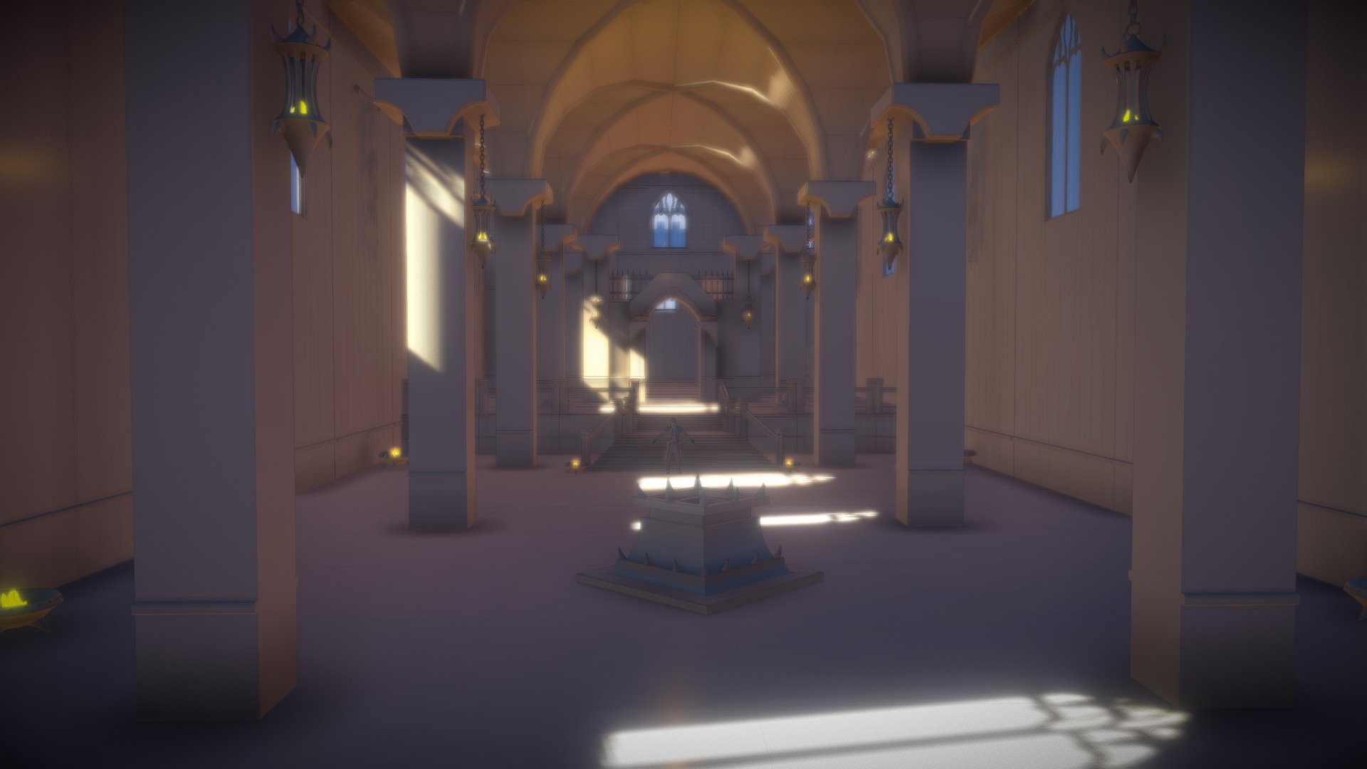 Modular castle for game environment design - 3D model by Hamidreza ...