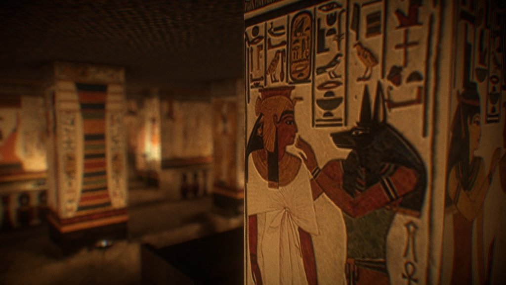 The tomb of Nefertari: 3d vr1 (LOW-res / v0-30) - 3D model by scionik ...
