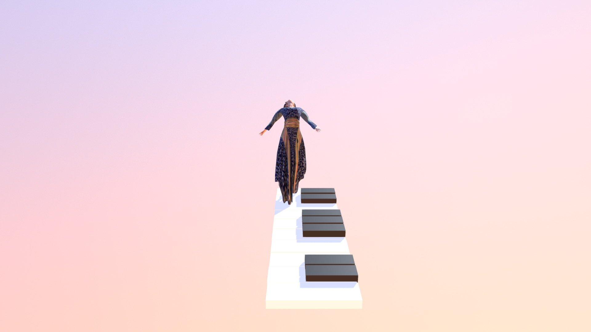 Piano animation - 3D model by Rebecca.Kenyon [34b0c5a] - Sketchfab