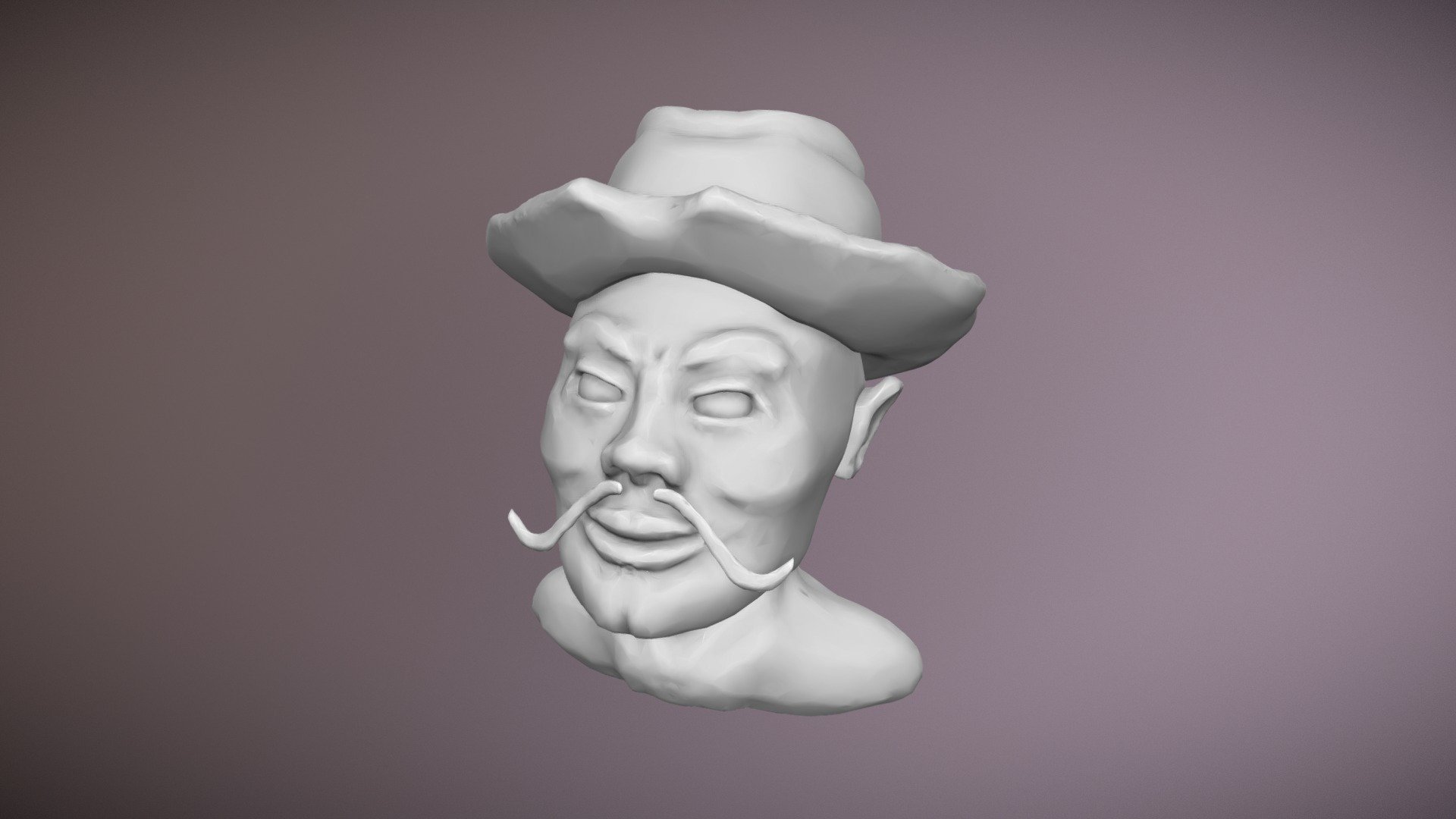 Face Sculpt #2 - Mischievous Smile - 3D model by TDuc [34b6553] - Sketchfab