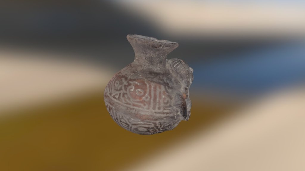 Monte Albán vase - 3D model by rtrachman [34ba6fc] - Sketchfab