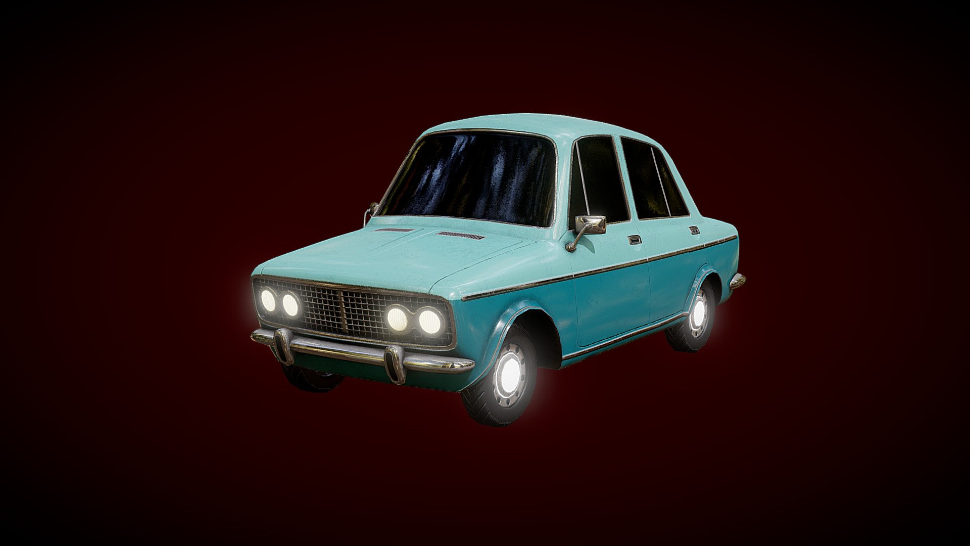 stylized car. - 3D model by tijmen_melssen [34bba10] - Sketchfab