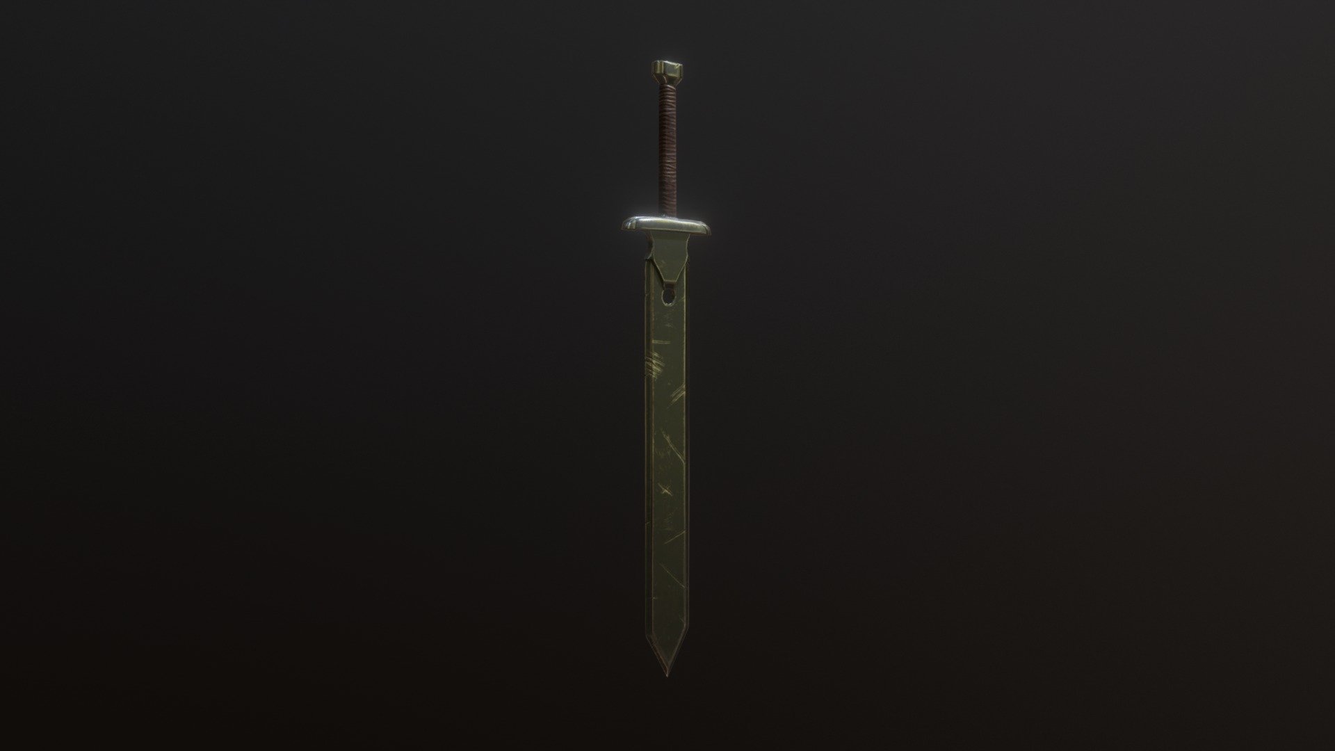 Worn Sword - 3D model by Abel Mercadé (@abelmercade) [34bbf9e] - Sketchfab