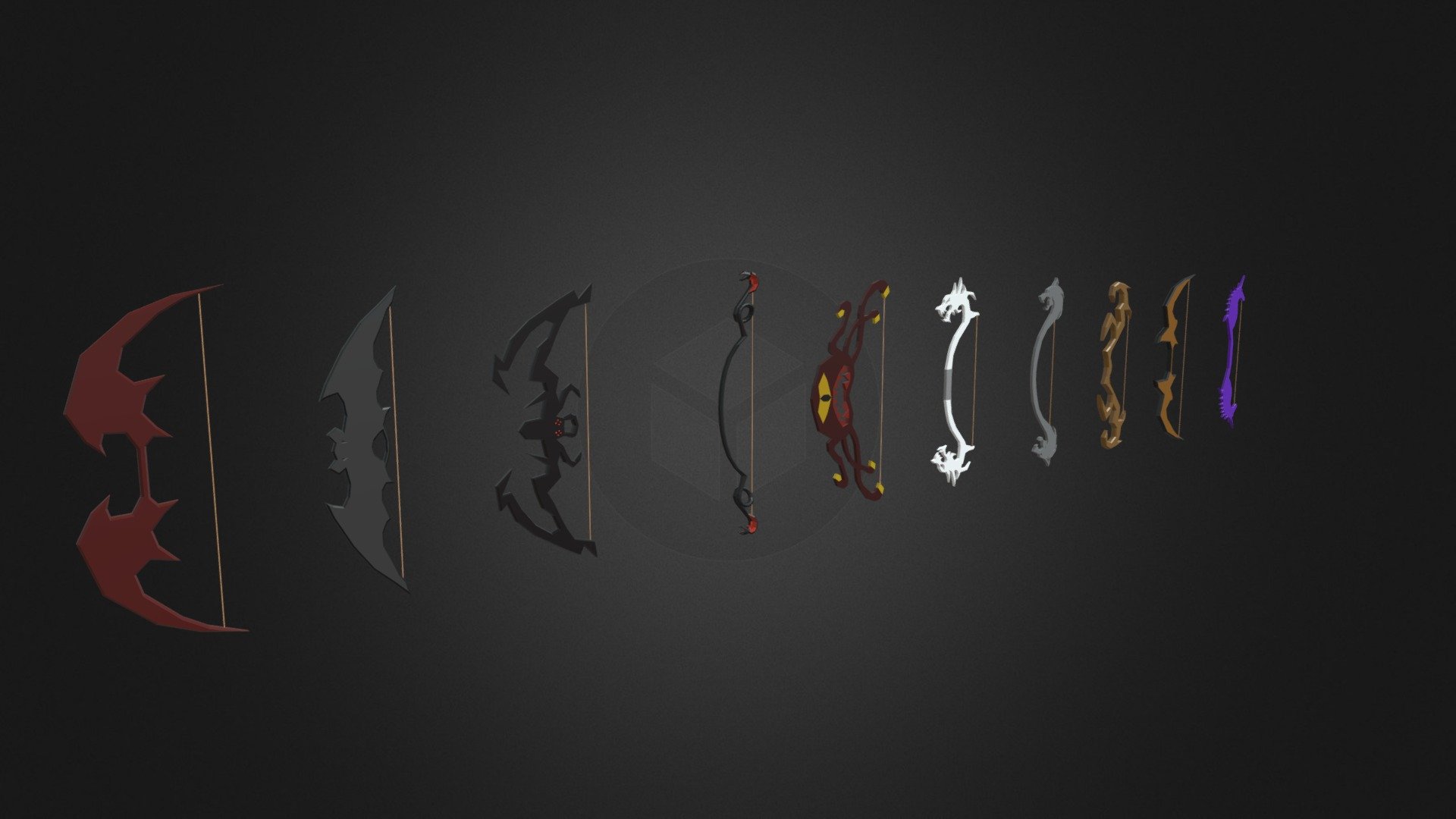 Ten Bows (Dez arcos) lowpoly - 3D model by Lancaster Modelagem 3D ...
