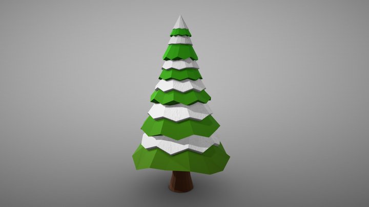 Snowy-tree 3D models - Sketchfab