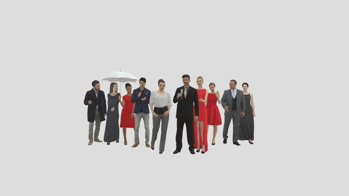 Crowds 3D models - Sketchfab