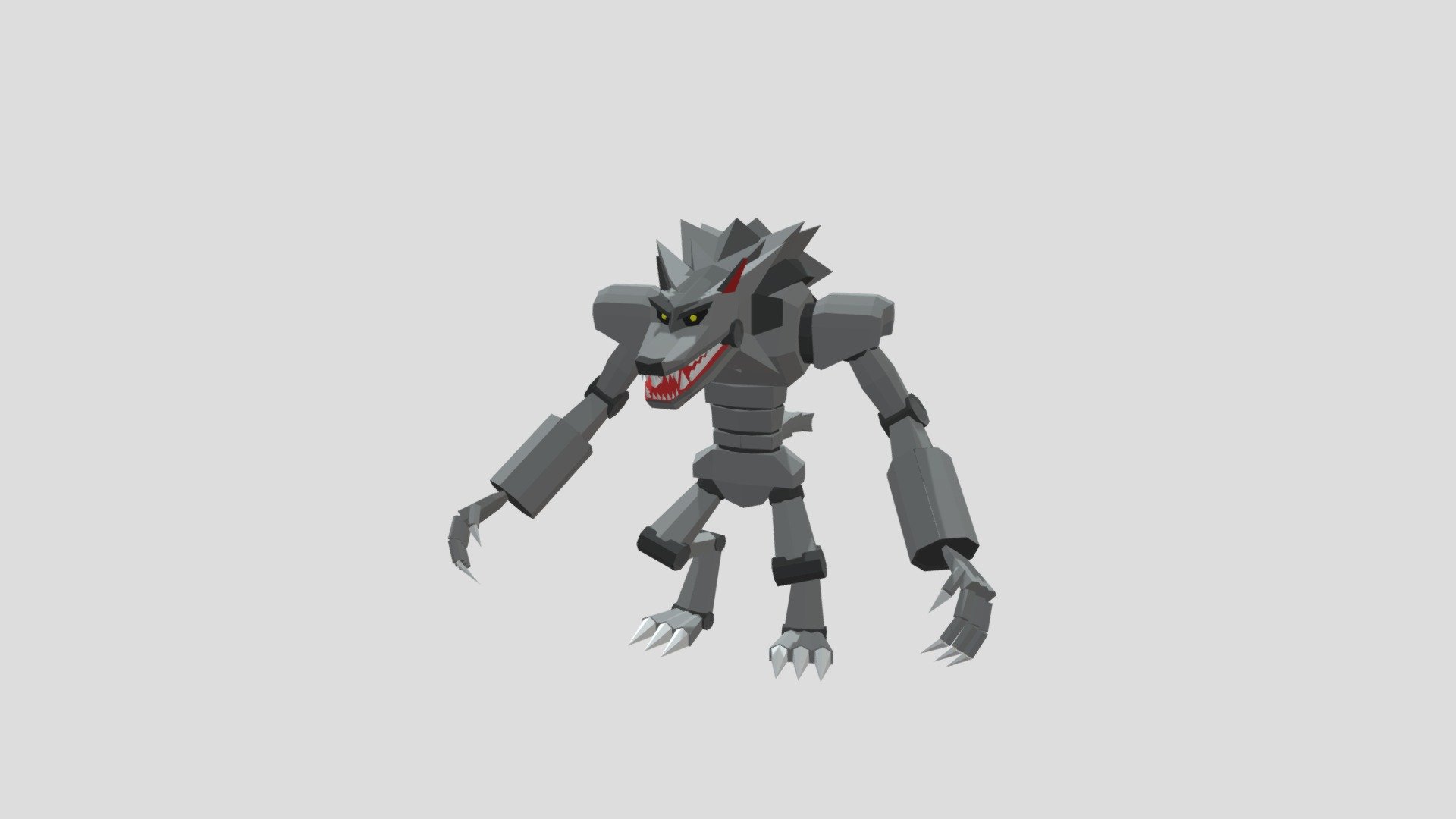 Robot Werewolf - 3D model by Evadson [34bdcb7] - Sketchfab