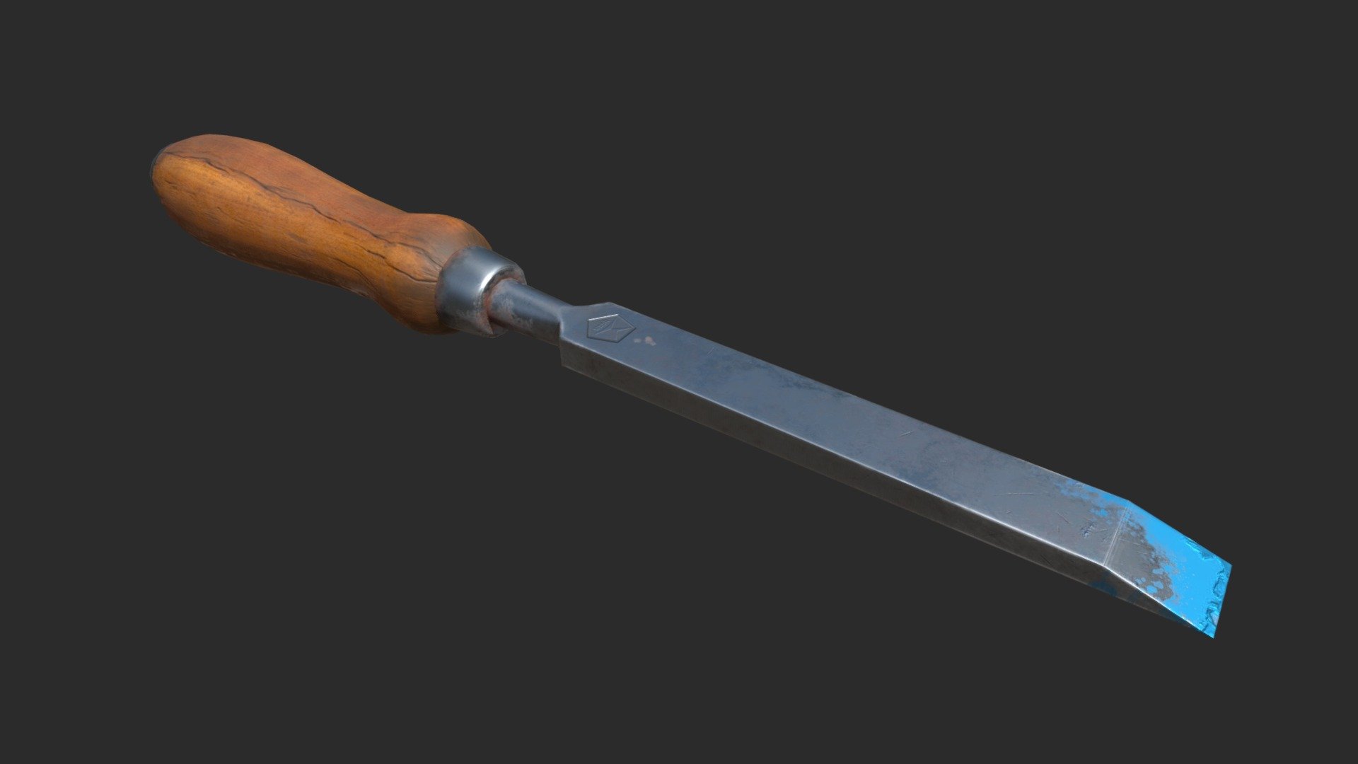 chisel in paint - 3D model by karate marate (@maminparen) [34be60b ...