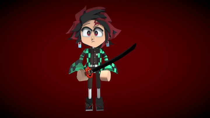 Tanjiro 3D models - Sketchfab
