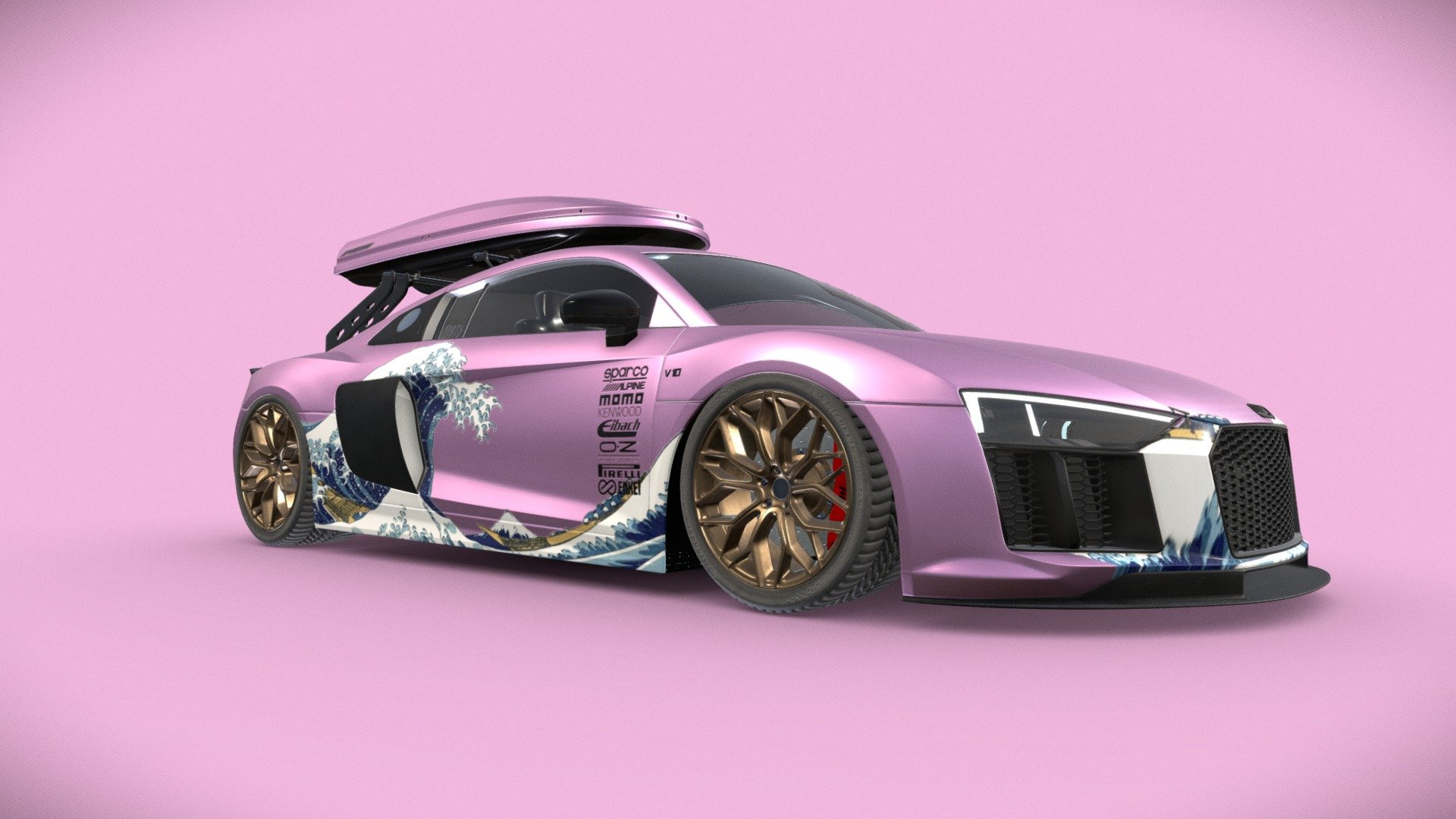 Audi R8 - 3D model by Ermakov (@Ermakovv) [34bec7c] - Sketchfab