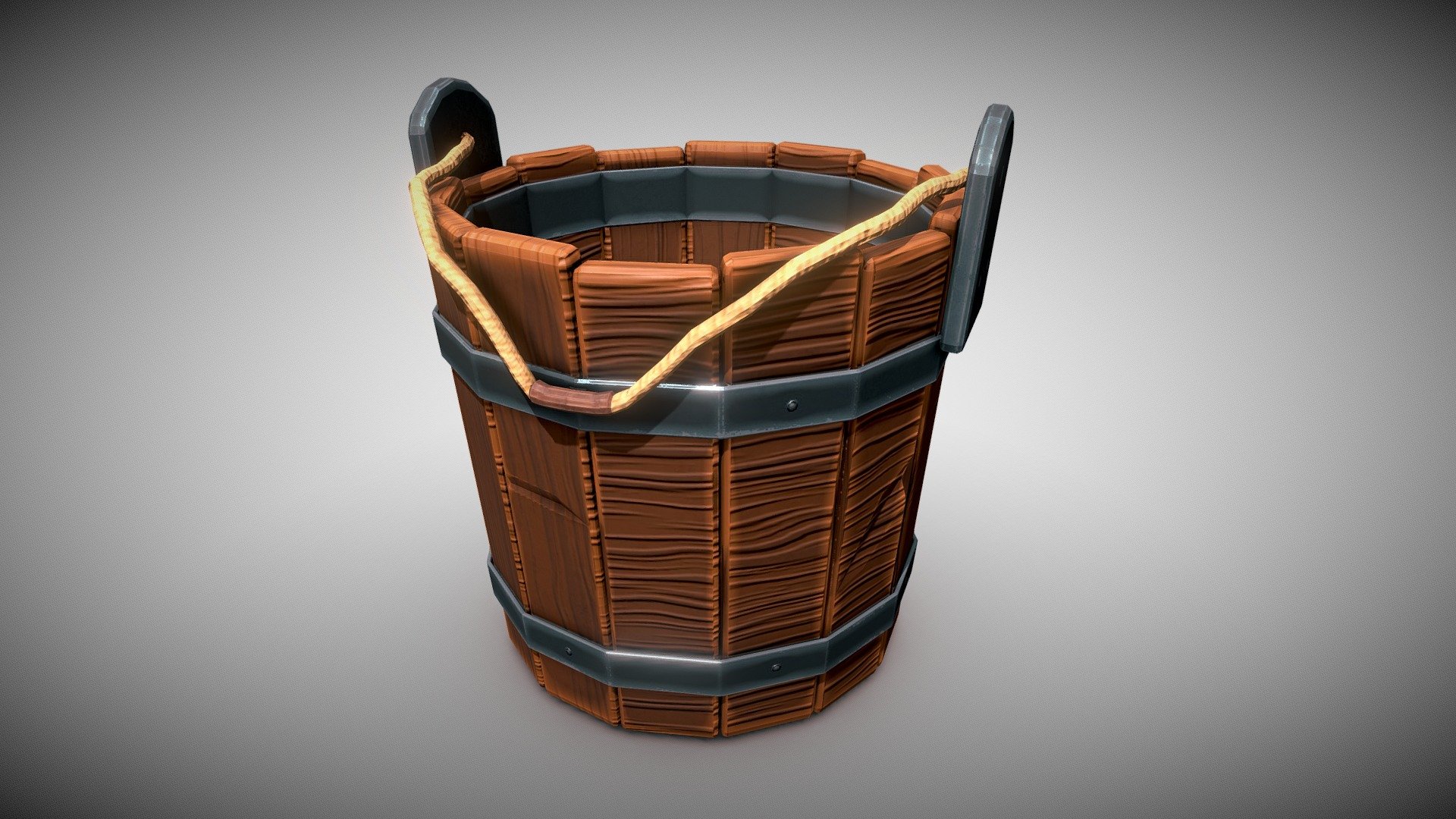 Stylized Bucket - 3D model by amrito [34bf35a] - Sketchfab