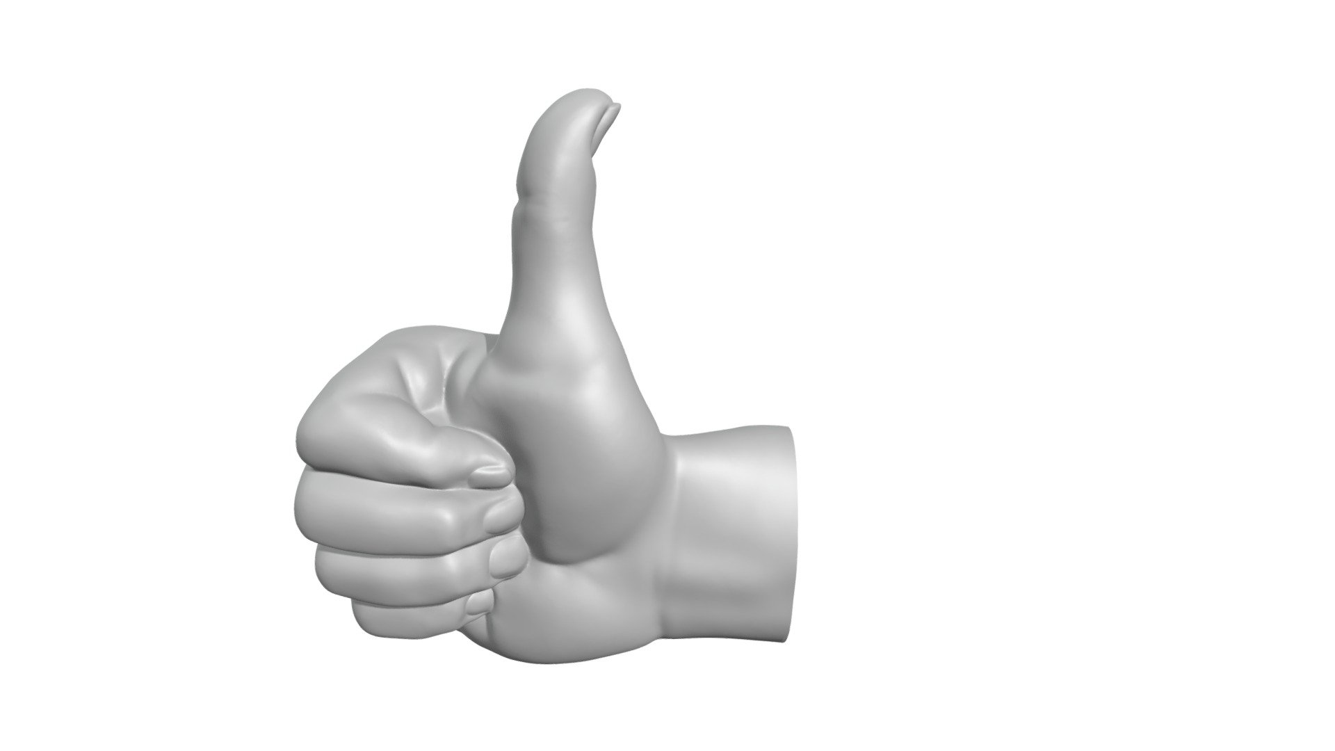 The okay sign - hand ok - 3D model by Anima artist's pieces ...