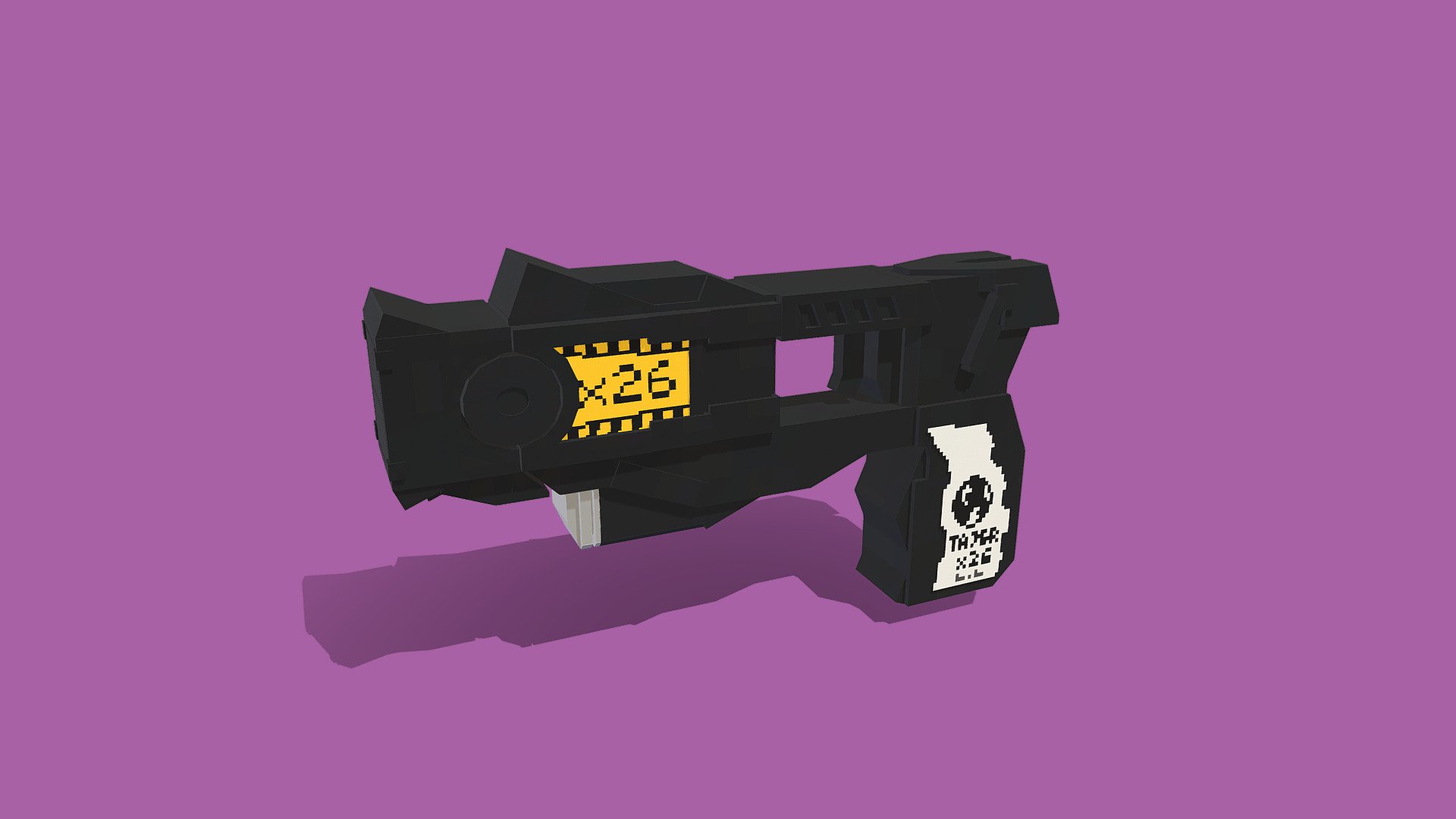 [Minecraft] Charged Taser - 3D model by PianolD [34c2c59] - Sketchfab