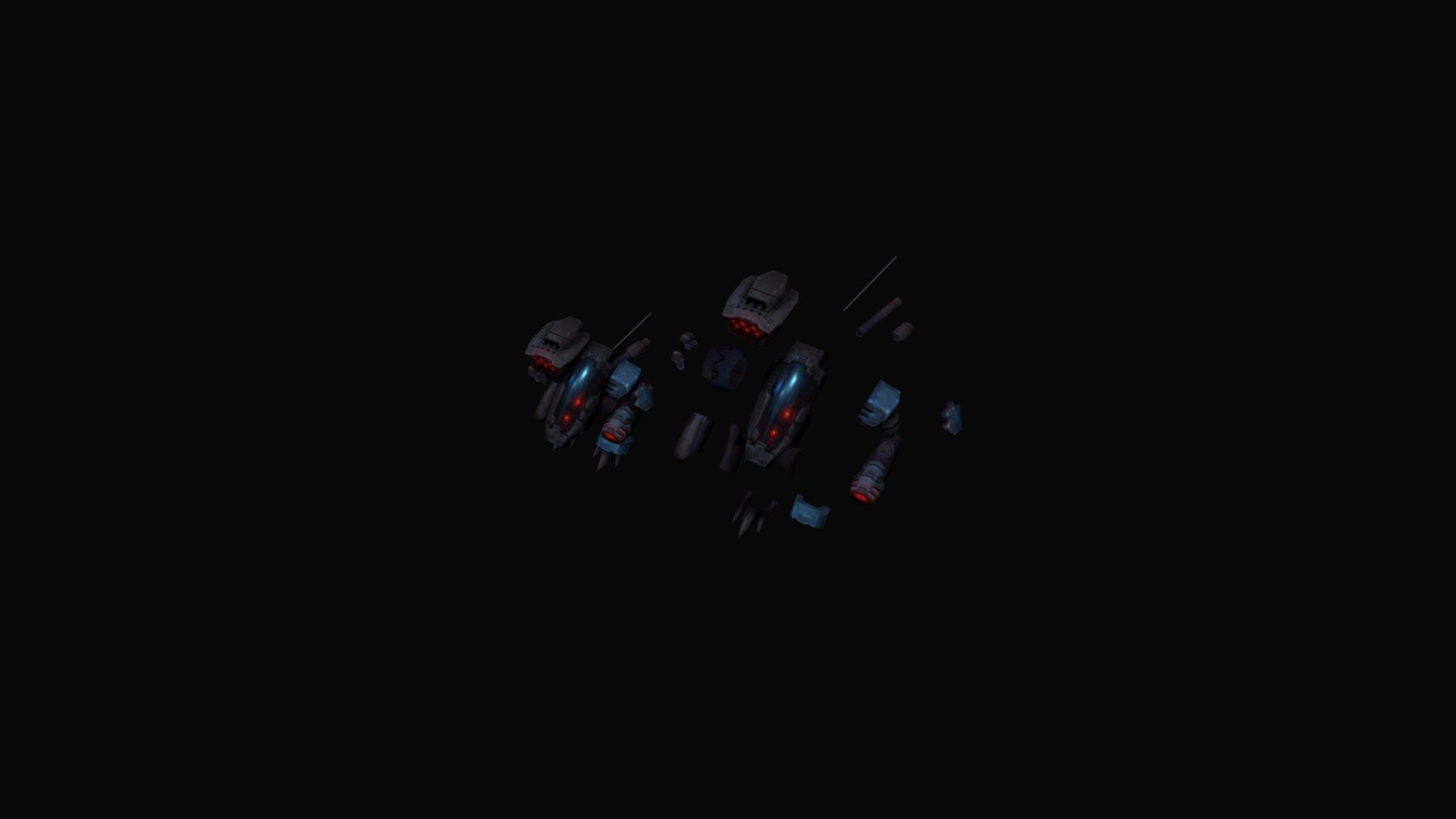 Mech - layout - 3D model by Ben Hosac Art (@benhosac.art) [34c3e9d ...