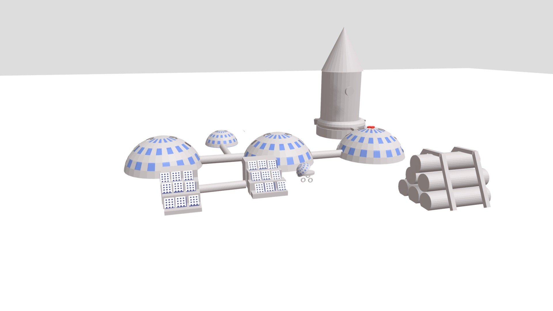 Moon Base - Download Free 3D model by moiseyevv [34c48a7] - Sketchfab