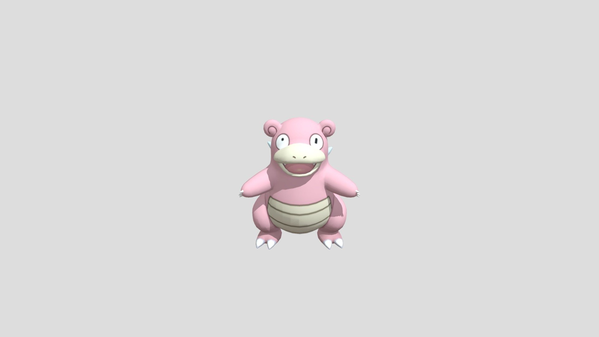 Slowbro - Download Free 3D model by nguyenlouis32 [34c4cac] - Sketchfab