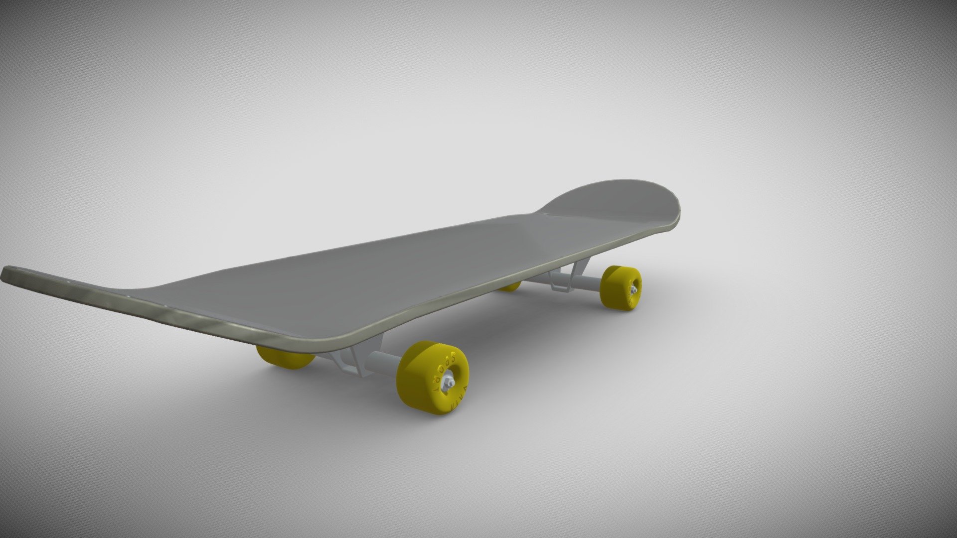 Mid poly Skateboard - 3D model by mania-x [34c6a84] - Sketchfab