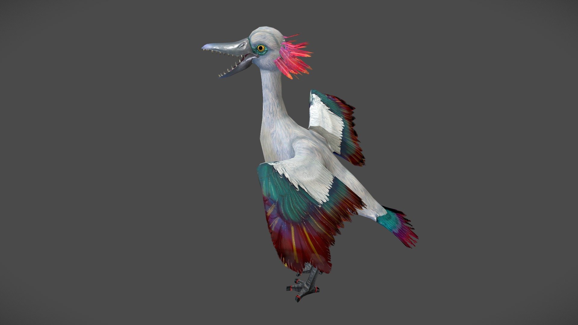 3D Bird - 3D model by Meri L. (@azurehusky) [34c703a] - Sketchfab