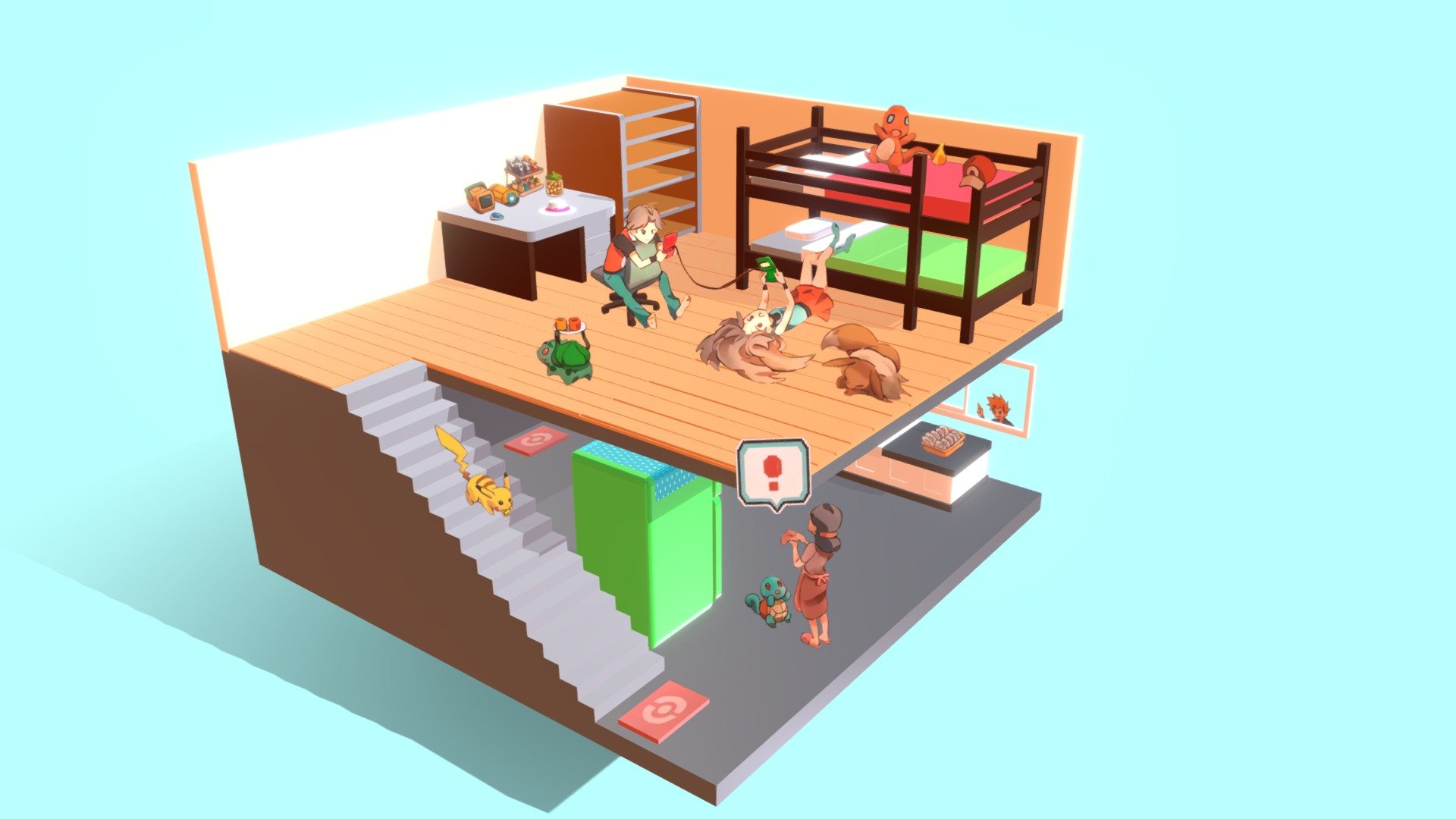 Poke-House - 3D model by WichuWow (@Alan.Cabanillas.Cuevas) [34c7e66 ...