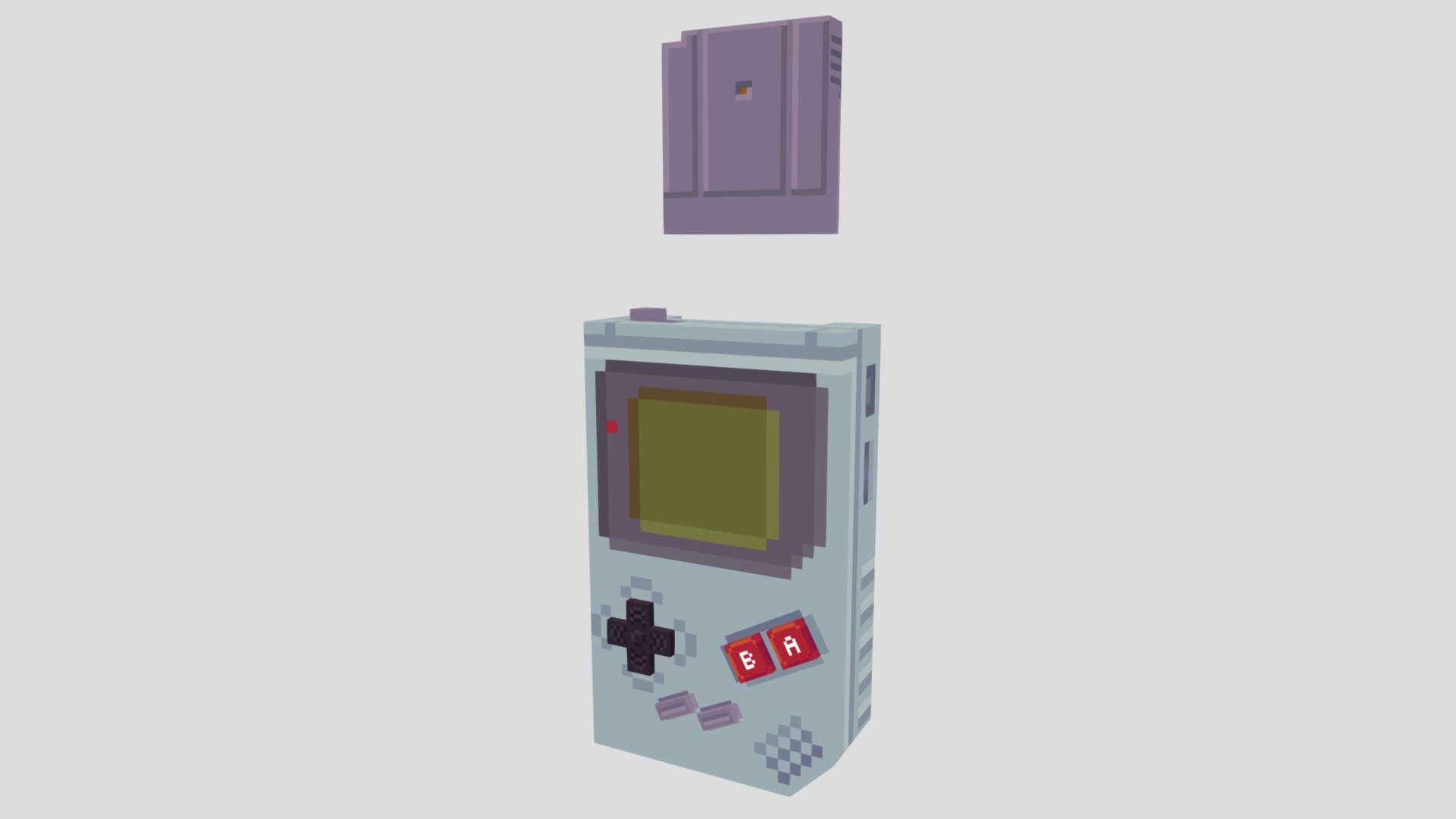 Low-poly handheld game console - 3D model by macka1080 [34c90f3 ...
