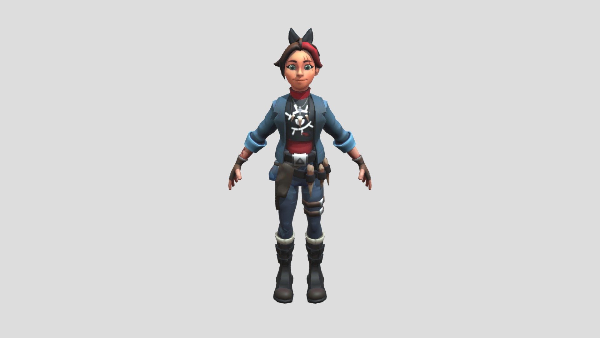 Rebecca Demon Hunter IG GEO - Download Free 3D model by Dev.Gaming King ...