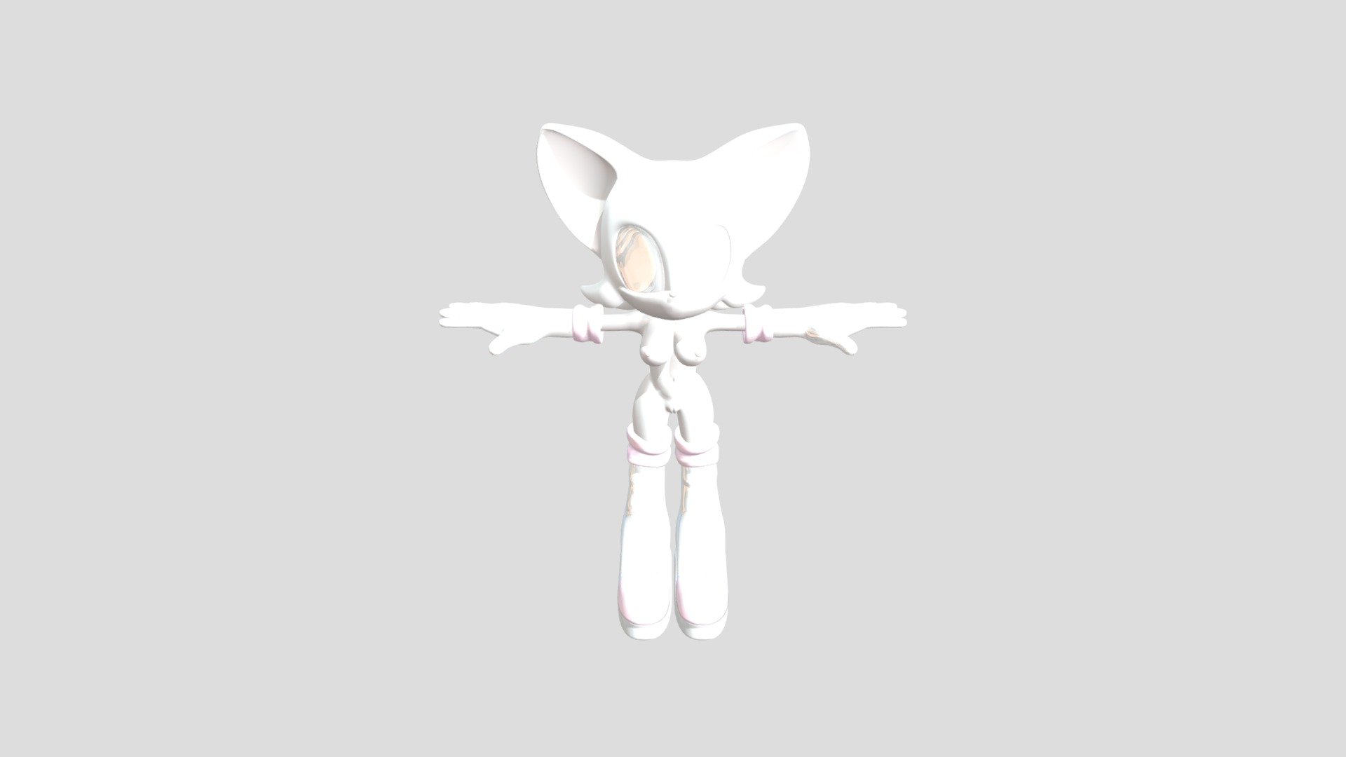 Rouge model - 3D model by AnonymouZo (@useranyanonymous) [34cc847 ...