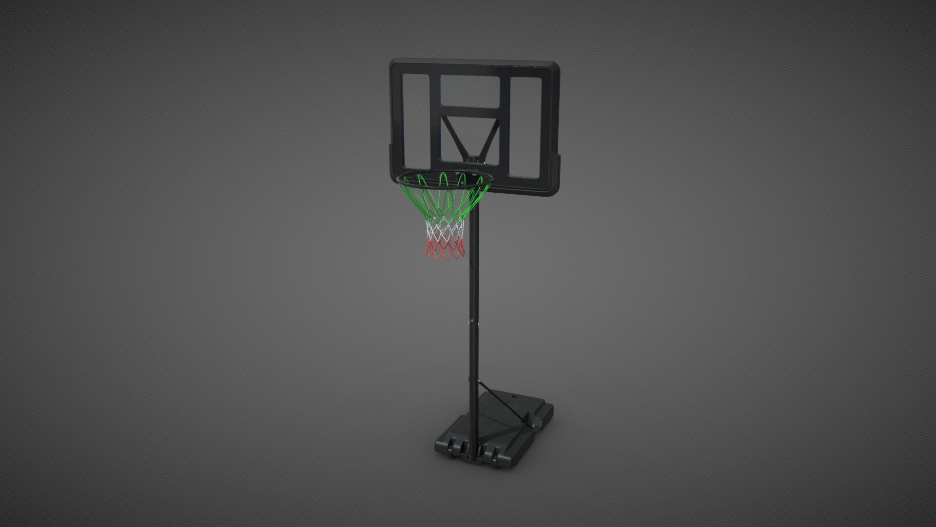 Portable Basketball Hoop - 3D model by Black Or Grey (@itsblackorgrey ...
