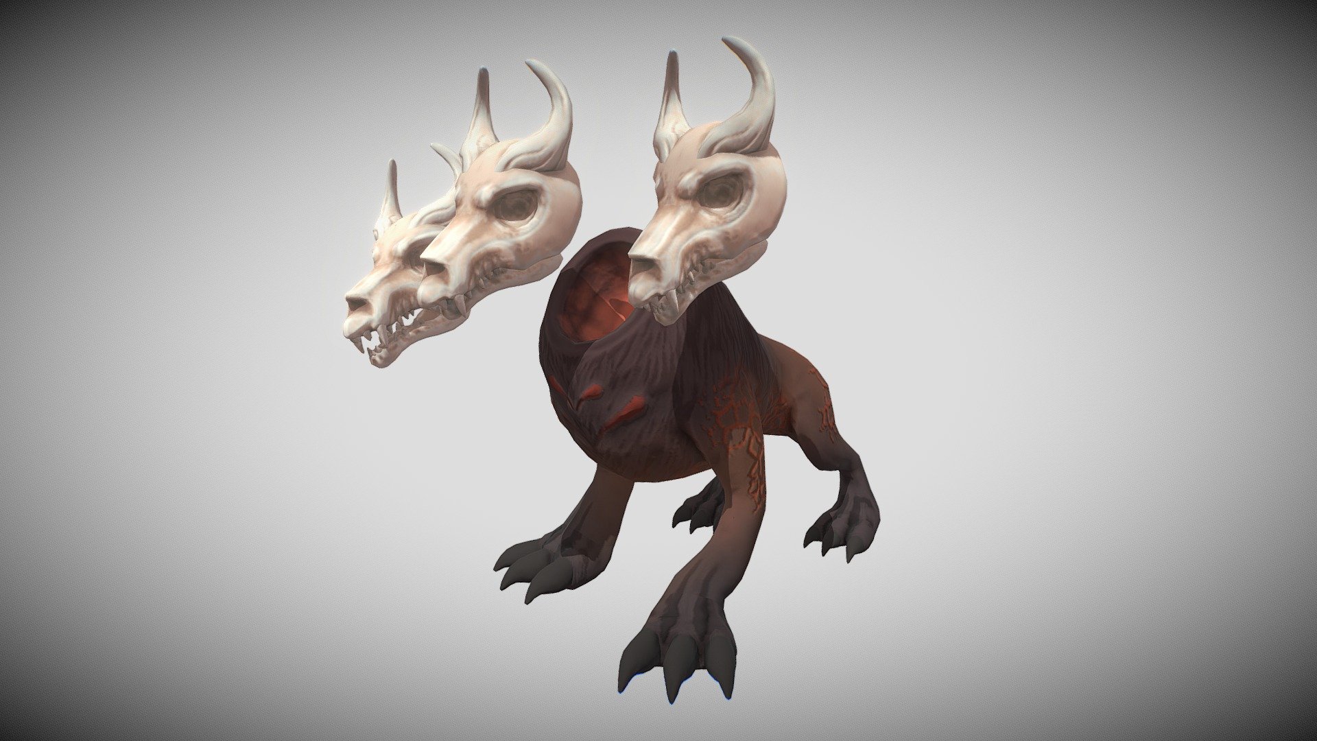 Cerberus - Roar - 3D model by Chilla (@ChillaTheChill) [34d0006 ...