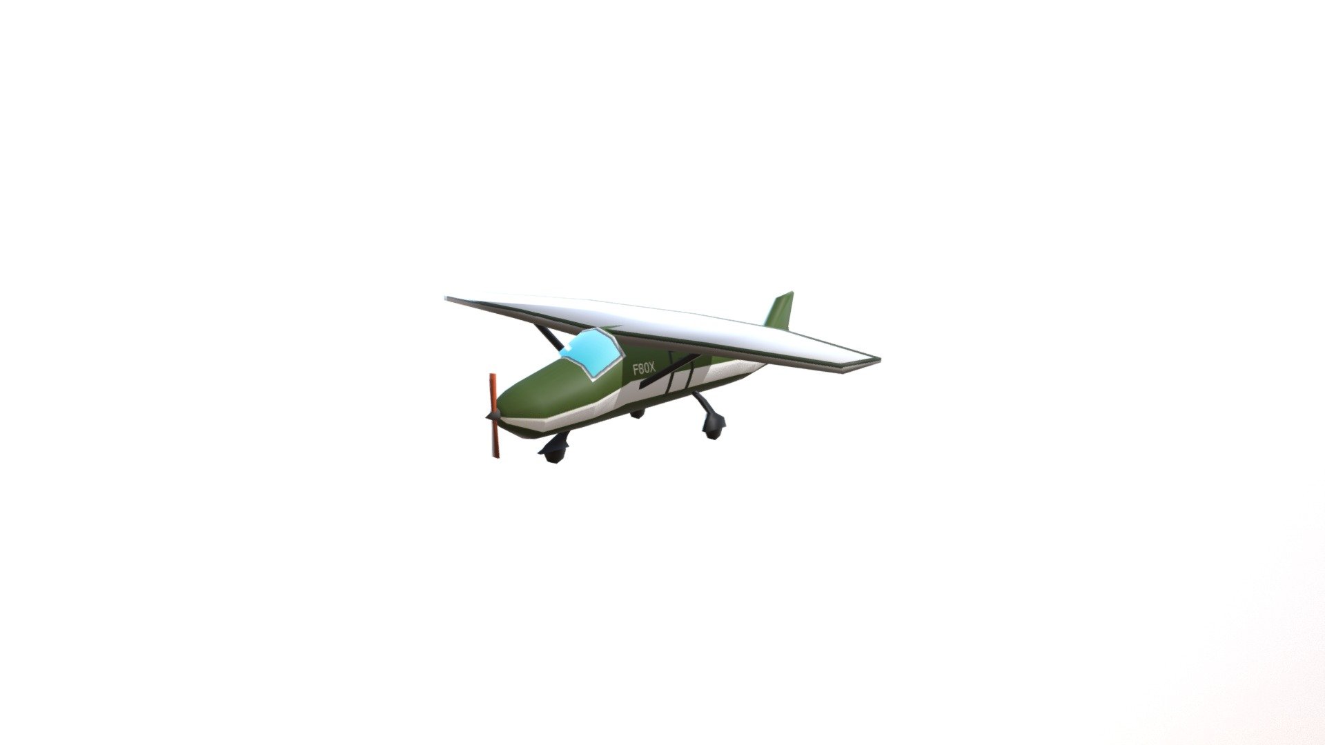 Airplane - 3D model by Iago Martins (@iaamartins) [34d2b9e] - Sketchfab