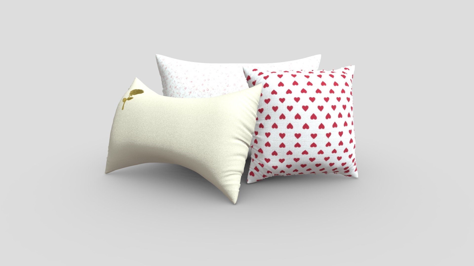 Pillows - 3D model by alesya3d [34d30af] - Sketchfab