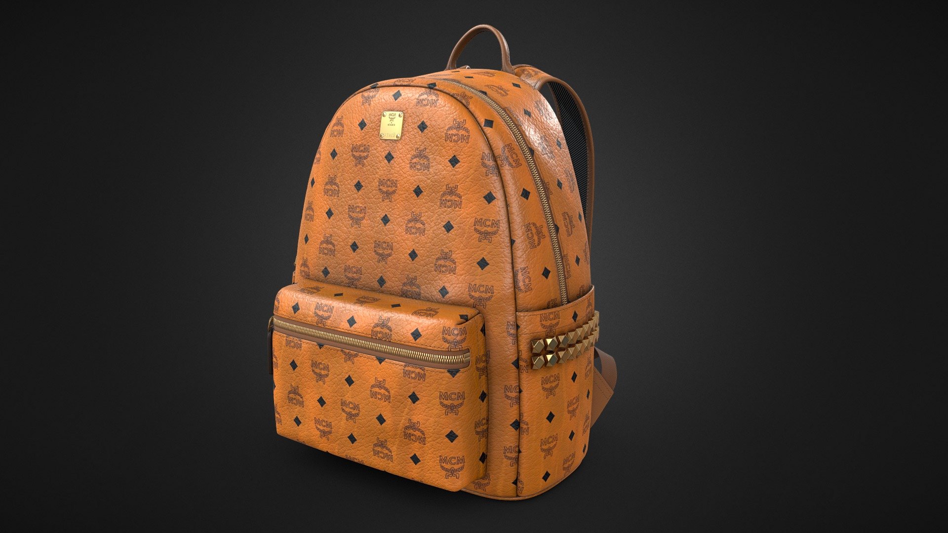 MCM Stark Stud backpack - 3D model by Victor L. (@Vic85) [34d4f4d ...